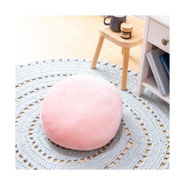 ミノワ産業 モチモチクッション(ラウンド) ピンク 40Rcm 449