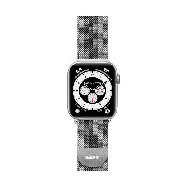 LAUT　LAUT_AWL_ST_SL　Apple　Watch　1／2／3／4　42／44mm　BAND　シルバー 500