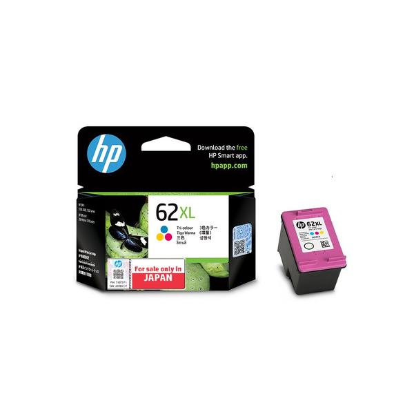 インク　HP　純正　カートリッジ　ヒューレットパッカード　C2P07AA　インクカートリッジ　HP62XL　（3色カラー　増量） 119