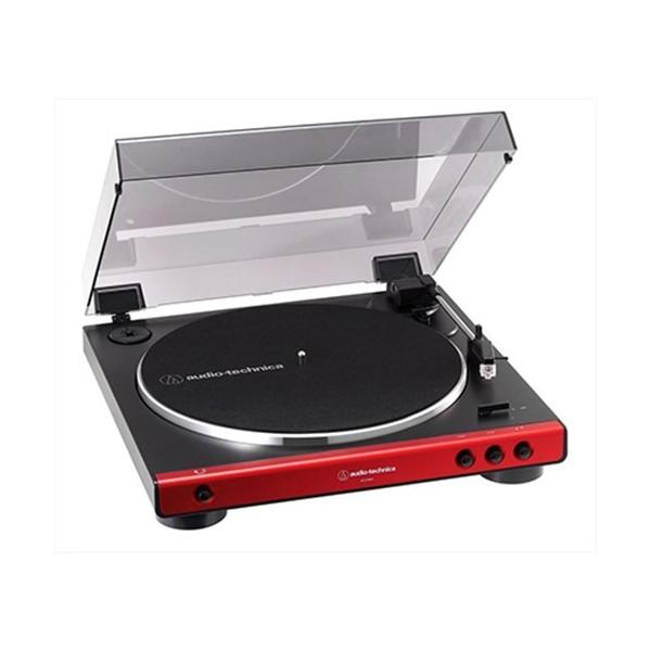 オーディオテクニカ　AT-LP60X　RD　フルオートターンテーブル　レッド 21