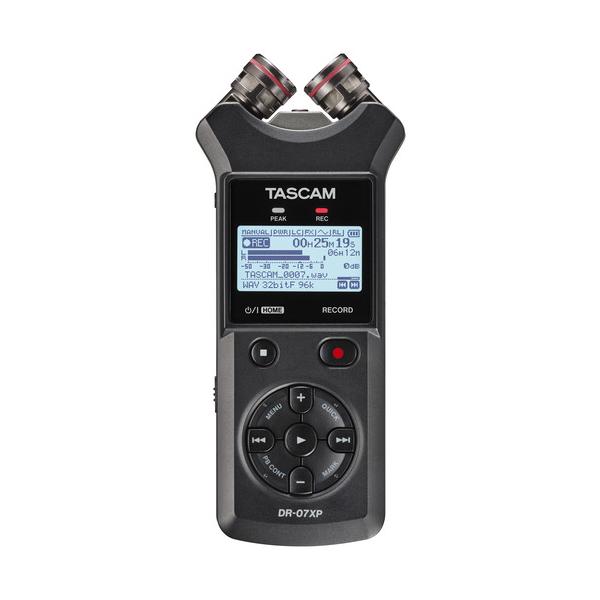 TEAC　DR-07XP　ステレオポータブルレコーダー　32ビットフロート録音　USB-C対応　TASCAM　ブラック 22