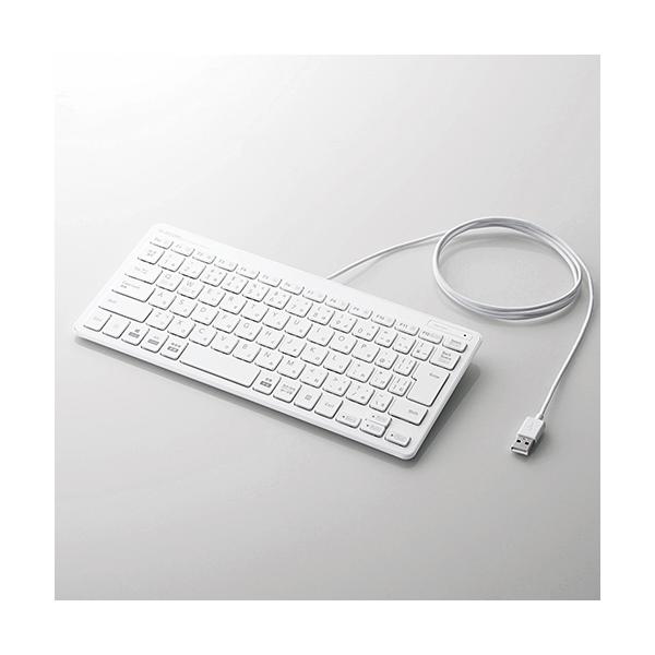 エレコム　TK-FCP096WH　　有線薄型ミニキーボード 131