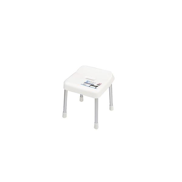 [座面高さ30cm] 風呂椅子 バスチェア 腰掛け パール金属 スタイルピュア バススツール H−4335 ホワイト 446