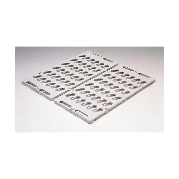 すのこ 押入れ収納 2枚入り 湿気・結露からガード サンコープラスチック スタンディ グレー 446