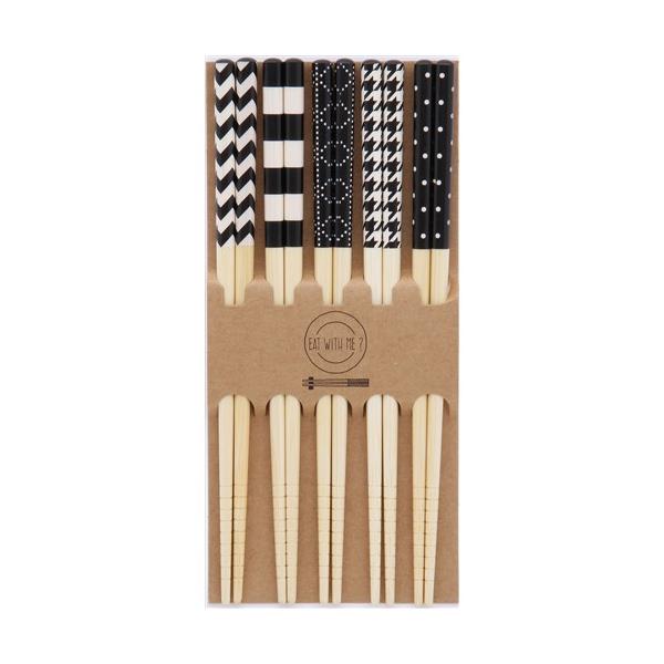 お箸5本セット モノトーン14111 モノトーン 446