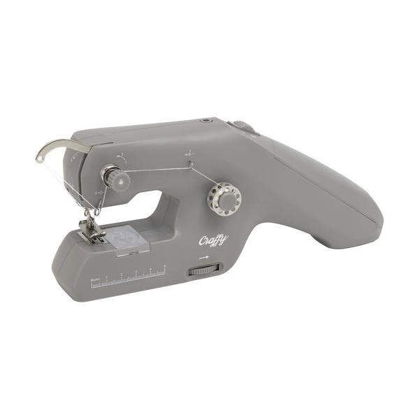 マクロス MEH-163 ハンディ &amp; 置き型 2WAYミシン クラッフィー  グレー 47