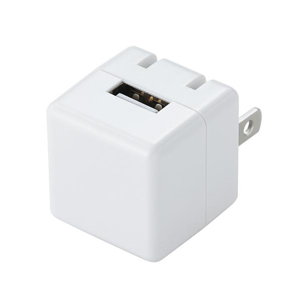 エレコム　MPA-ACW01WH　USB充電器　折りたたみプラグ　USB-Ax1　ホワイト 45