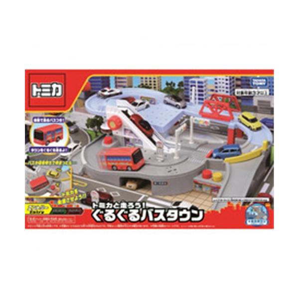 タカラトミー トミカと走ろう！ ぐるぐるバスタウン 885
