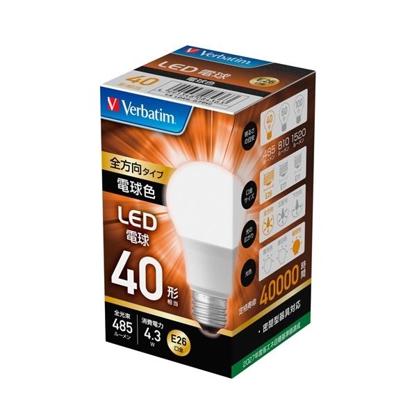 Verbatim　LDA4L-G／FBV2　全方向LED電球　電球色 71