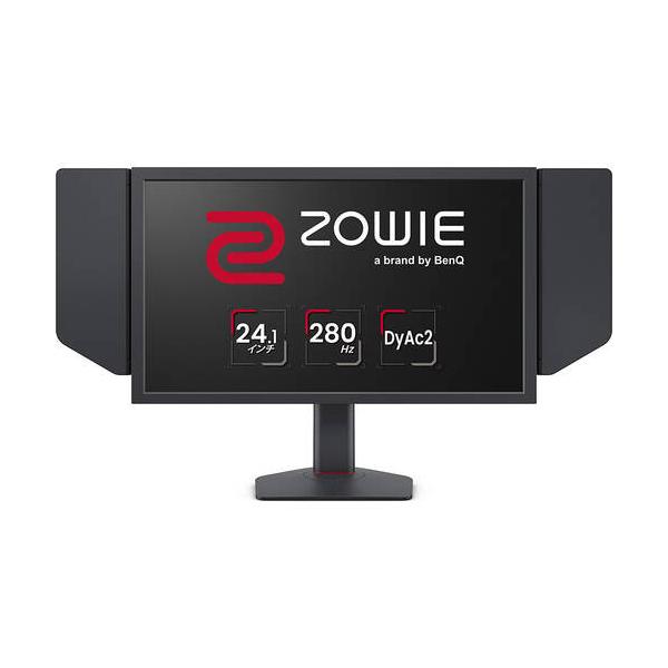 BenQ ベンキュー eスポーツ向け　ゲーミングモニター ▼駆動方式：TN 型 ▼液晶パネルサイズ：24.1型 ▼最大解像度：1920×1080 ▼最大リフレッシュレート：280Hz ▼コントラスト比：1000対1 ▼HDMI端子：3 ▼V...