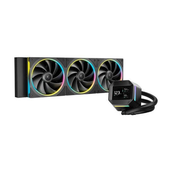DEEPCOOL 360mm 第6世代ポンプ搭載 LMシリーズ簡易水冷クーラー ▼対応ソケット intel：1851/1700 ▼対応ソケット AMD：AM5/AM4 ▼ヒートシンク素材：アルミニウム ▼ファンサイズ：120mm×3 （36...
