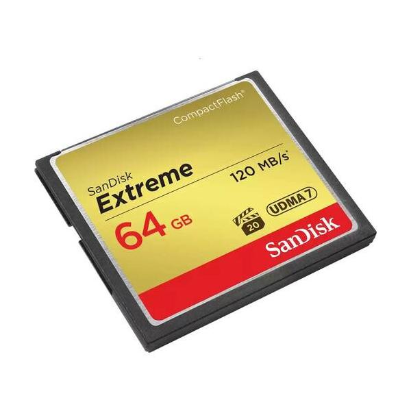 SanDisk サンディスク Extreme 800倍速CFカード 64GB (120MB/s UDMA7 対応) 海外パッケージ ▼容量：64GB ▼パッケージ：海外向パッケージ