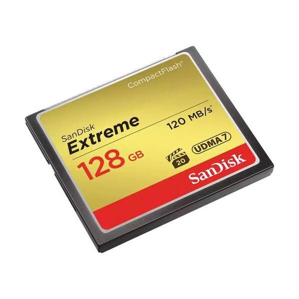SanDisk サンディスク Extreme 800倍速CFカード 128GB (120MB/s UDMA7 対応) 海外パッケージ ▼容量：128GB ▼パッケージ：海外向パッケージ