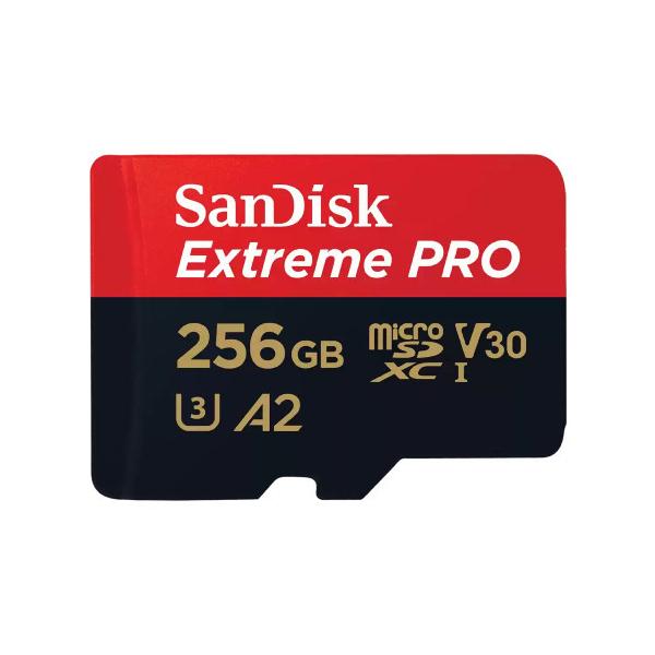 SanDisk サンディスク 読込速度最大200MB/s　Extreme Pro microSDXCカード Class10 UHS-I U3 V30 A2対応 海外パッケージ 256GB ▼規格：microSDXC ▼容量：256GB ▼転...