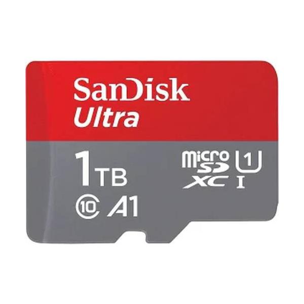 SanDisk サンディスク microSDXCカード Class10 UHS-I A1対応 ▼規格：microSDXC UHS-I ▼容量：1TB ▼転送速度：Class 10 ▼パッケージ：海外向パッケージ ▼変換アダプタ：×