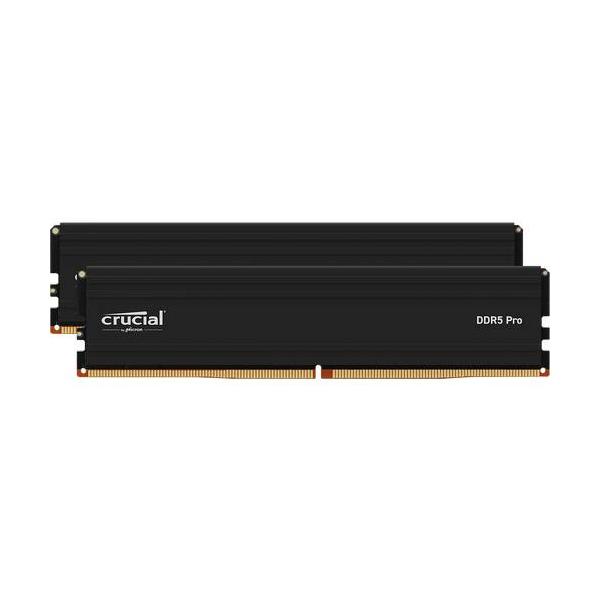 Crucial クルーシャル Crucial Pro 48GB Kit (24GBx2) DDR5-5600 UDIMM ▼対応：DDR5-5600 (PC5-44800) ▼クロック表記：ネイティブ ▼容量：48GB(24GB×2枚組) ...