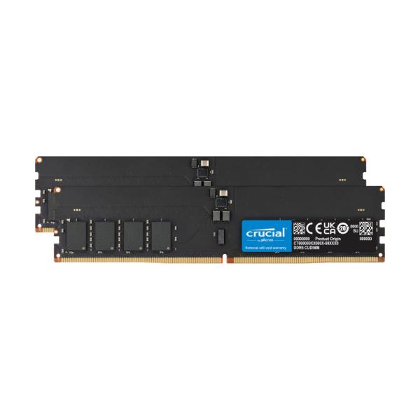 Crucial クルーシャル 32GB Kit (16GBx2) DDR5-6400 CUDIMM CL52 ▼対応：DDR5-6400 (PC5-51200) ▼クロック表記：ネイティブ ▼容量：32GB（16GB×2枚組） ▼ピン数：2...