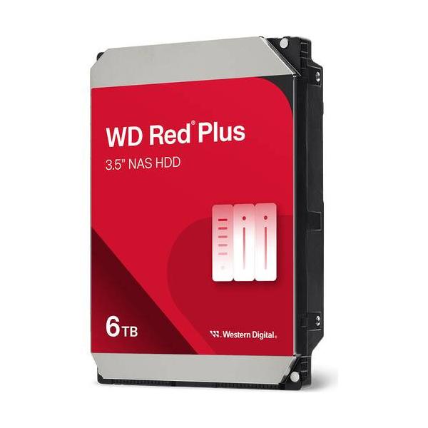 Western Digital ウエスタンデジタル 容量：6TB　最大8ベイまでのNAS環境向け　常時稼動用途向け　CMR方式　メーカー3年保証 ▼容量：6TB ▼回転数：5400rpm ▼記録方式：CMR