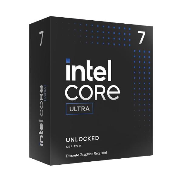 intel インテル LGA1851対応 Core Ultra 7　内蔵グラフィック非搭載 ▼コア数：20 ▼動作クロック：5.5GHz ▼対応形状：LGA1851 ▼パッケージ：BOX