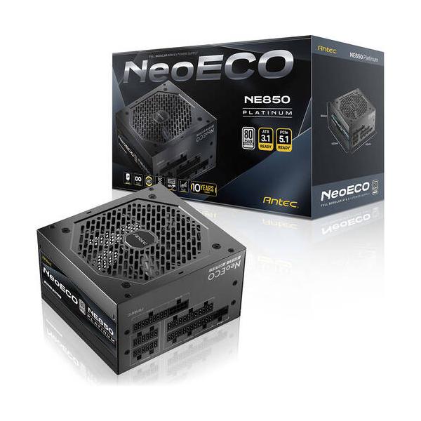 Antec アンテック 80PLUS PLATINUM 認証取得 高効率高耐久電源ユニット ▼規格：ATX12V Ver 3 ▼定格出力：850W ▼3.3V出力：20A ▼5V出力：20A ▼12V出力：70.8A ▼80PLUS認証：P...