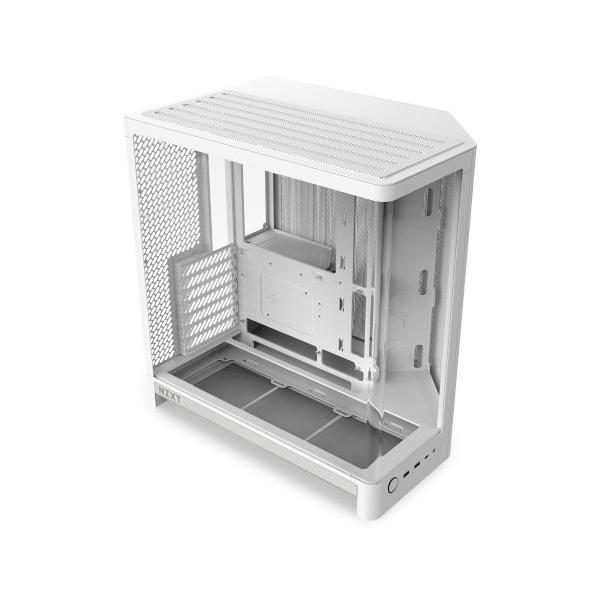 NZXT エヌズィーエックスティー 曲面ガラス採用 ATX対応PCケース　ファン非搭載モデル ▼カラー：ホワイト ▼ピラーレス：対応 ▼サイドパネル：ガラス ▼対応マザー形式：ATX 、Micro ATX 、Mini-ITX ▼対応電源：A...