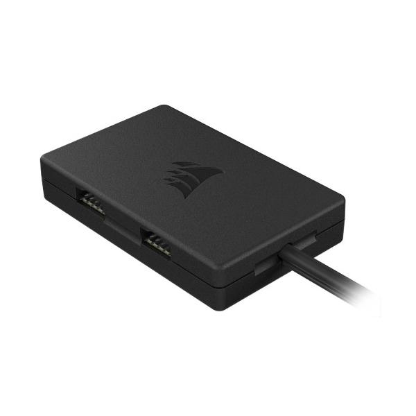 CORSAIR コルセア 内部ピンヘッダ増設用USB 2.0ハブ 4ポート ▼ダウンストリーム コネクタ数：4 ▼幅：85mm ▼奥行：50mm ▼高さ：16mm ▼重量：77g