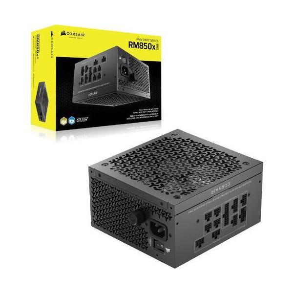 CORSAIR コルセア ▼規格：ATX12V Ver 3 ▼定格出力：850W ▼Cybenetics 効率認証：GOLD ▼Cybenetics 静音認証：A+ ▼奥行：160mm