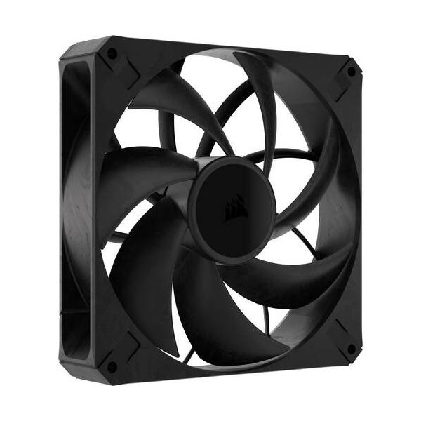 CORSAIR コルセア 30mm厚　1600rpm　140mm角ファン　1個入り ▼サイズ：14cm ▼（最大）ファン回転数：1600rpm ▼LED：LED非搭載 ▼フレームカラー：ブラック系 ▼接続方式：4pin (PWMファン)