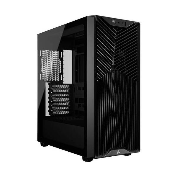 CORSAIR コルセア 背面コネクタマザーボード対応 ATX対応 ミドルタワーPCケース ▼カラー：ブラック系 ▼サイドパネル：ガラス ▼背面コネクタ：対応 ▼対応マザー形式：ATX 、Micro ATX 、Mini-ITX ▼対応電源：...