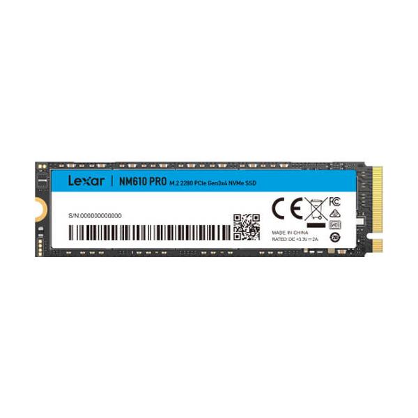 Lexar レキサー M.2 2280 PCIe Gen3x4接続 1TB SSD ▼容量：1TB ▼インターフェース：PCIe Gen.3 x4 ▼厚さ：2.45mm ▼規格：M.2 2280 ▼最大読み込み速度：3300MB/s