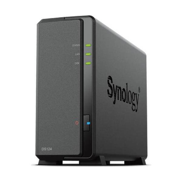 Synology シノロジー ホームユース・小規模オフィス向け 1ベイ オールインワン NAS サーバー ▼ドライブベイ数：1 ▼幅：71mm ▼奥行：224mm ▼高さ：166mm