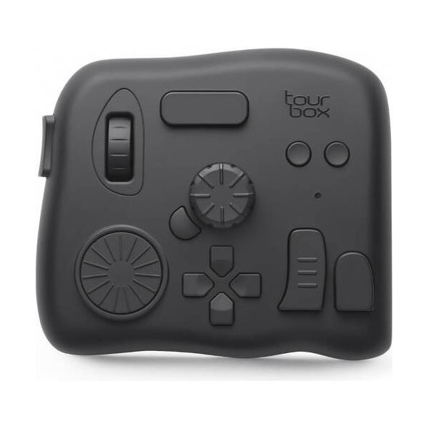TourBox クリエイター向け 左手デバイス Bluetoothコントローラー ▼接続：Bluetooth/USB