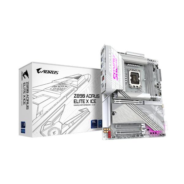 GIGABYTE ギガバイト LGA 1851対応　Intel Z890搭載　ATXマザーボード ▼対応CPUソケット：LGA1851 ▼チップセット：Intel Z890 ▼フォームファクター：ATX ▼PCI Express x16：1...