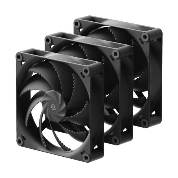 HAVN　ハヴン 0-1600rpm　30mm厚 140mm角ケースファン 3個入り ▼サイズ：14cm ▼（最大）ファン回転数：1600rpm ▼LED：LED非搭載 ▼フレームカラー：ブラック系 ▼接続方式：4pin (PWMファン) ...