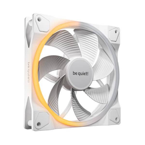 be quiet! ビークアイエット 25mm厚　1300RPM 140mm角ファン ▼サイズ：14cm ▼（最大）ファン回転数：1300rpm ▼LED：ARGB ▼フレームカラー：ホワイト ▼接続方式：4pin (PWMファン)