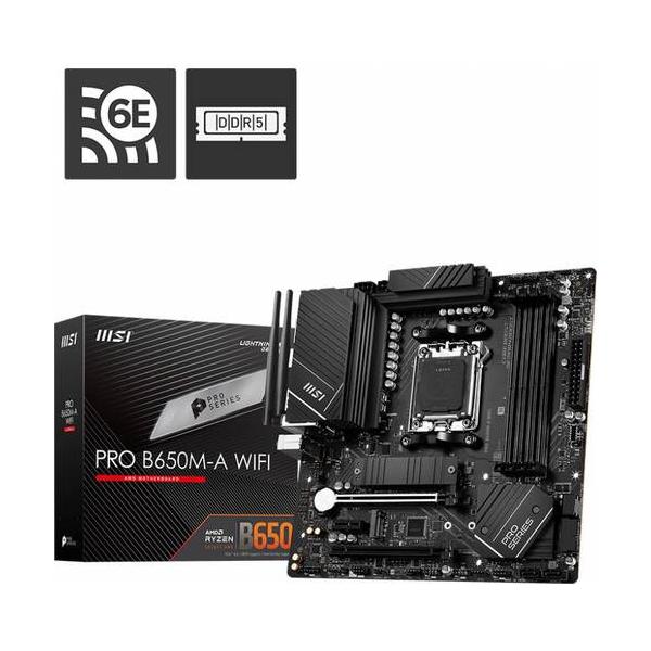 MSI エムエスアイ AMD B650 搭載 Socket AM5対応 MicroATXマザーボード ▼対応CPUソケット：Socket AM5 ▼チップセット：AMD B650 ▼フォームファクター：MicroATX ▼PCI Expre...