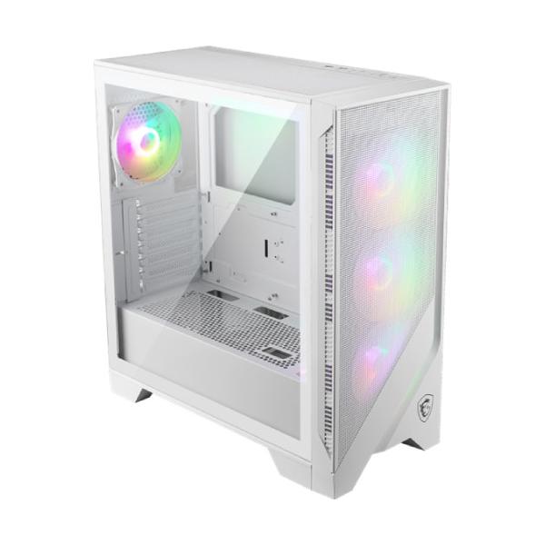 MSI エムエスアイ フロントメッシュ ATX対応 PCケース ▼カラー：ホワイト ▼サイドパネル：ガラス ▼対応マザー形式：ATX 、Micro ATX 、Mini-ITX ▼重量：7.05kg ▼5インチベイ：0 ▼内部3.5インチベイ...