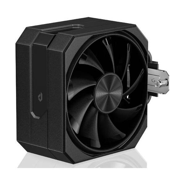 upHere　アップヒア 120mmファン搭載サイドフロー空冷CPUクーラー ▼対応ソケット intel：1851/1700 ▼対応ソケット AMD：AM5/AM4 ▼エアフロー：サイドフロー ▼色：ブラック系 ▼LED：LED非搭載