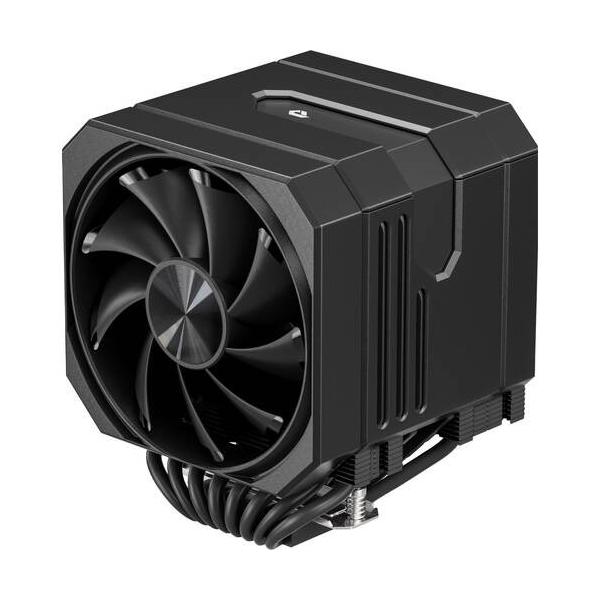 upHere　アップヒア 120mm デュアルファンサイドフロー空冷CPUクーラー ▼対応ソケット intel：1851/1700 ▼対応ソケット AMD：AM5/AM4 ▼エアフロー：サイドフロー ▼色：ブラック系 ▼LED：LED非搭載