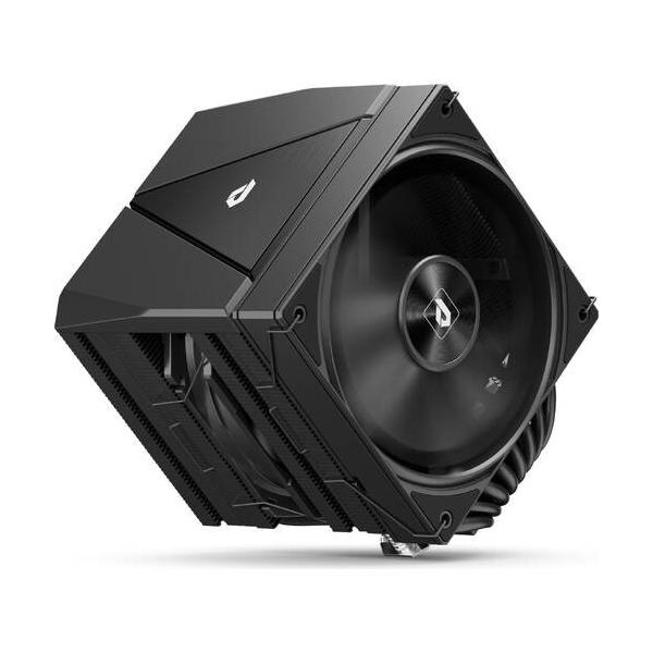 upHere　アップヒア 120mm デュアルファンサイドフロー空冷CPUクーラー ▼対応ソケット intel：1851/1700 ▼対応ソケット AMD：AM5/AM4 ▼エアフロー：サイドフロー ▼色：ブラック系 ▼LED：LED非搭載