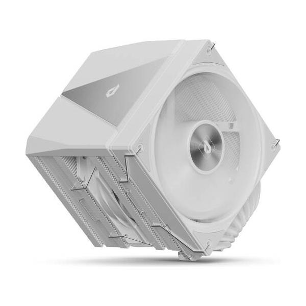 upHere　アップヒア 120mm デュアルファンサイドフロー空冷CPUクーラー ▼対応ソケット intel：1851/1700 ▼対応ソケット AMD：AM5/AM4 ▼エアフロー：サイドフロー ▼色：ホワイト ▼LED：LED非搭載