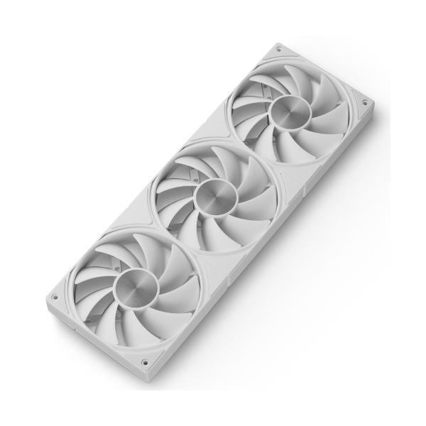 upHere　アップヒア 共振やノイズを抑制するラバーパッド　120 mm角PWM対応3連ケースファン ▼サイズ：12cm ▼（最大）ファン回転数：1650rpm ▼LED：LED非搭載 ▼フレームカラー：ホワイト ▼接続方式：4pin (...