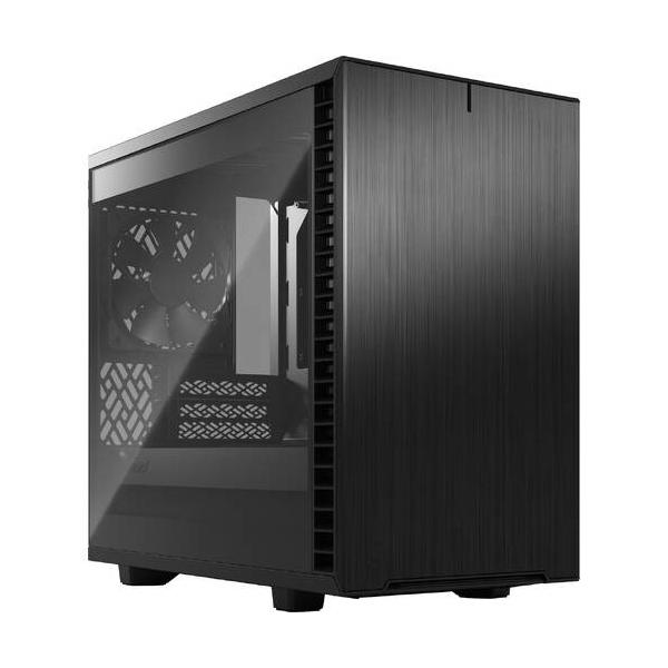 Fractal Design フラクタルデザイン ミニタワー型PCケース　サイド強化ガラス（ライト）採用 ▼カラー：ブラック系 ▼サイドパネル：ガラス ▼対応マザー形式：Mini-ITX、Mini-DTX ▼重量：7.1kg ▼USB3.0...