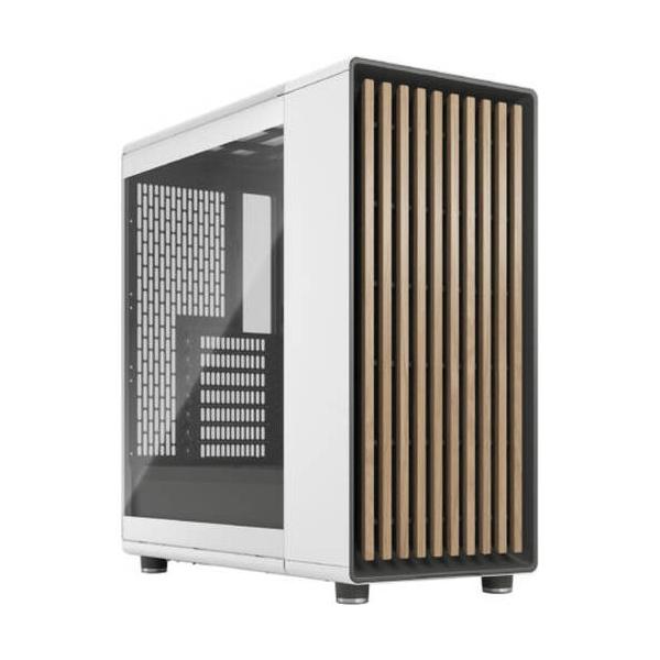 Fractal Design フラクタルデザイン オークを使用したフロントデザイン 強化ガラス（クリア）サイドパネルを採用　ミドルタワー型　PCケース ▼カラー：ホワイト ▼サイドパネル：ガラス ▼対応マザー形式：ATX 、Micro AT...