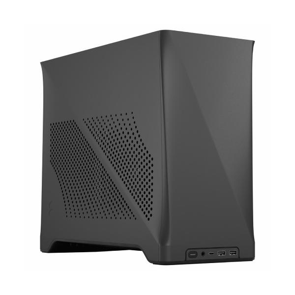 Fractal Design フラクタルデザイン トップパネルは全モデルウォールナット材を採用 Mini-ITX対応PCケース ▼カラー：ブラック系 ▼サイドパネル：メッシュ ▼対応マザー形式：Mini-ITX ▼重量：4.64kg ▼5イ...