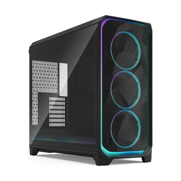 Fractal Design フラクタルデザイン アンビエントライティングに対応 フロントメッシュデザイン ARGBファン搭載 フルタワー型PCケース ▼カラー：ブラック系 ▼サイドパネル：ガラス ▼対応マザー形式：SSI EEB、 SSI...