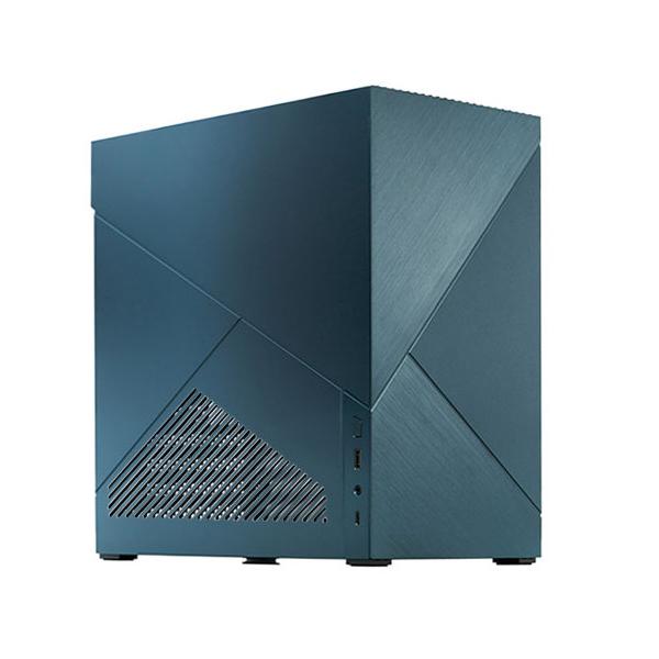 Abee アビー フルアルミデザイン　MicroATX対応　PCケース ▼カラー：ブルー系 ▼サイドパネル：ソリッド+メッシュ ▼対応マザー形式：Micro ATX 、Mini-ITX ▼重量：4.1kg ▼5インチベイ：0 ▼内部3.5イ...