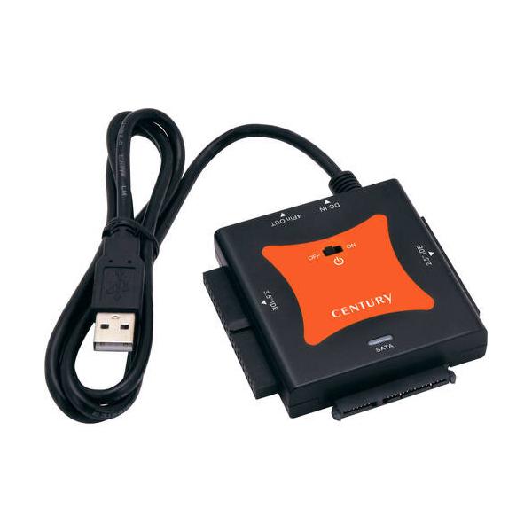 CENTURY センチュリー IDE ＆ SATA 機器を裸のままで使う「裸族」な変換アダプター ▼規格：シリアルATA／IDE ▼種類：変換