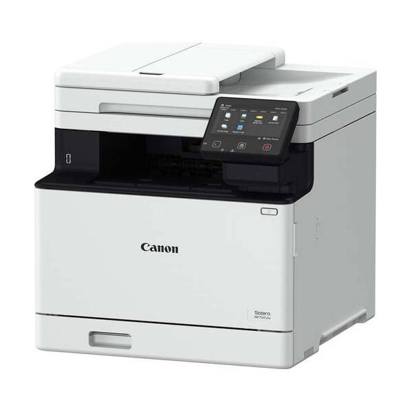 Canon キヤノン 5インチカラータッチパネル搭載 無線LAN・モバイル印刷対応　A4カラーレーザー複合機 ▼最大用紙サイズ：A4 ▼I/F・USB：Hi-Speed USB 2.0 ▼Ethernet：GbE×1、無線：11n/g/b準拠