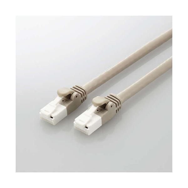 ELECOM エレコム Cat6A ツメが折れにくい 10GBASE-T対応　LANケーブル 1m ▼コネクタ形状1：RJ-45 ▼コネクタ形状2：RJ-45 ▼カテゴリ：6A ▼長さ：1m ▼太さ：通常 ▼ケーブル色：ライトグレー